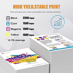 2 Black 712XL Ink Cartridges Replacement for HP 712 712XL Ink Cartridge Compatible for DesignJet T650 T630 T230 T210 Printers