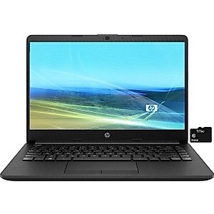 HP Pavilion 14" HD Laptop Computer, AMD Athlon Silver 3050U up to 3.2 GHz (Beats i3-7100U), 16GB DDR4, 512GB SSD, Webcam, USB-C, HDMI, Bluetooth, Black, Windows 10 S, TiTac Accessory