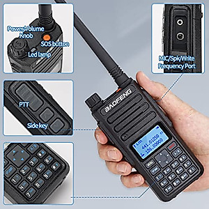 Ham Radio Baofeng BF-H6 10W High Power Two Way Radio Dual Band Handheld Walkie Talkie(UV-5R Upgraded Version) with PL2303 USB Programming Cable etc Extended Kit