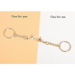 Keychain for Boyfriend Girlfriend Couples Keychain Gifts 2 Pcs Pinky Promise Keychains Matching Couples Stuff Boyfriend Valentine Anniversary Birthday Gifts from Girlfriend Best Friend Keychains (GS)