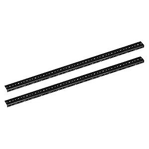 Reliable Hardware Company RH-16-SRR-A Rack Rail, 16, Black