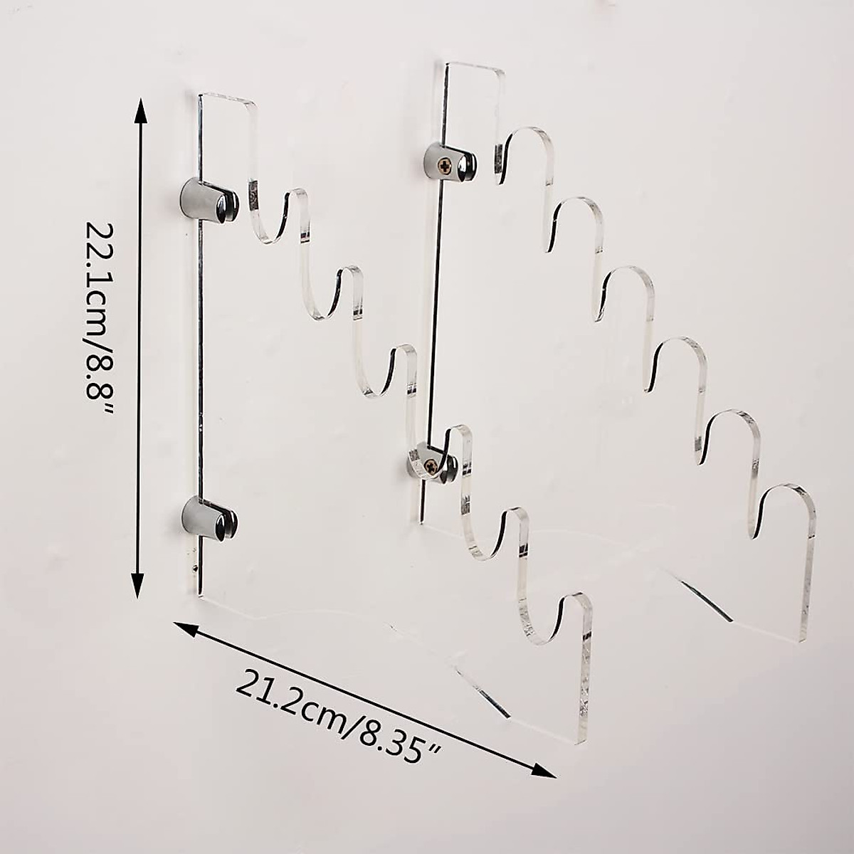 WANLIAN knife stand , sword wall mount, Knife display stand, knife display case, collectible knife display stand, knife holder, for pocket knife organizer& Display hut home decoration (Transparent)