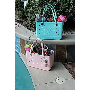 FROGG TOGGS womens Tote Lightweight, Washable Eva Beach Beyond HANDBAG, Navy, Navy US