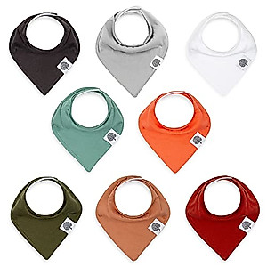 Parker Baby Bandana Drool Bibs 8 Pack Baby Bibs for Boys, Girls, Unisex - "The Estes Set"