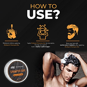 Reverse Grey Hair Shampoo Bar - Moisturizer, Extra Strength Refreshing Scalp , Gray Hair Coverage, Darkening, Natural Solid Shampoo, for Women and Men, Restore Shiny Hair, Paraben Free, 2.15 Oz