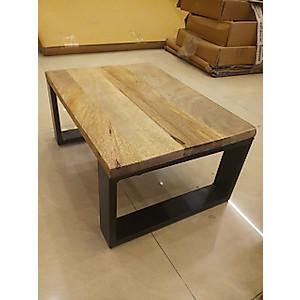 JGARTS Wooden Mango Wood Step Stool, Holds Up to 300 Pounds, Bathroom Step Stool, Kitchen Step, Foot Stool for Kids and Adults - Portable Single Step Stool(Assembly Required)