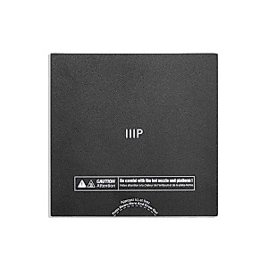 Monoprice Replacement Flexible Build Plate - Black for Use with All Models of The MP Voxel 3D Printer