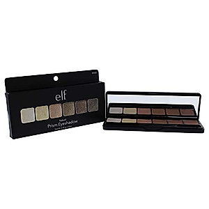 e.l.f. Cosmetics Prism Eyeshadow Palette, Six Silky Eyeshadows Create Luminous, Shimmery Eyes, Naked