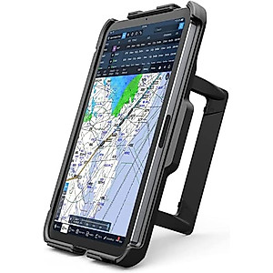 PIVOT T21A Tablet Case - Fits iPad Mini (6th gen.) - 360 Degree Protection - for Professional Pilots, General Aviation (Sand Body/Black Clip)