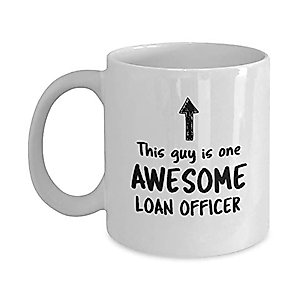 Funny Mug For Loan Officer This Guy Is One Awesome Loan Officer Men Inspirational Cute Novelty Mug Ideas Coffee Mug Tea Cup