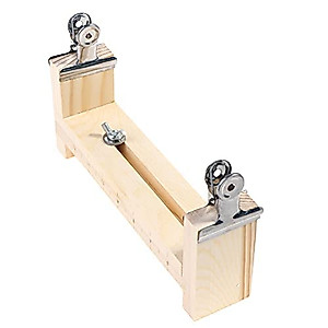 kekafu Wooden Jig Bracelet Maker Wristband Maker Kit, Adjustable Length Paracord Bracelet Maker, Safety Lanyards Weaver DIY Cord Knitting Braiding Tool for Wristband