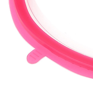 Microwave Oven Plate Cover Plastic Clear Dish Lid Table Dustproof Silicone Lids Small 5 In