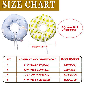 Avaner 2 Pcs Rabbit Recovery Collars, Small Pet After Surgery Protective Cone Collars for Rabbit, Guinea Pig, Kitten