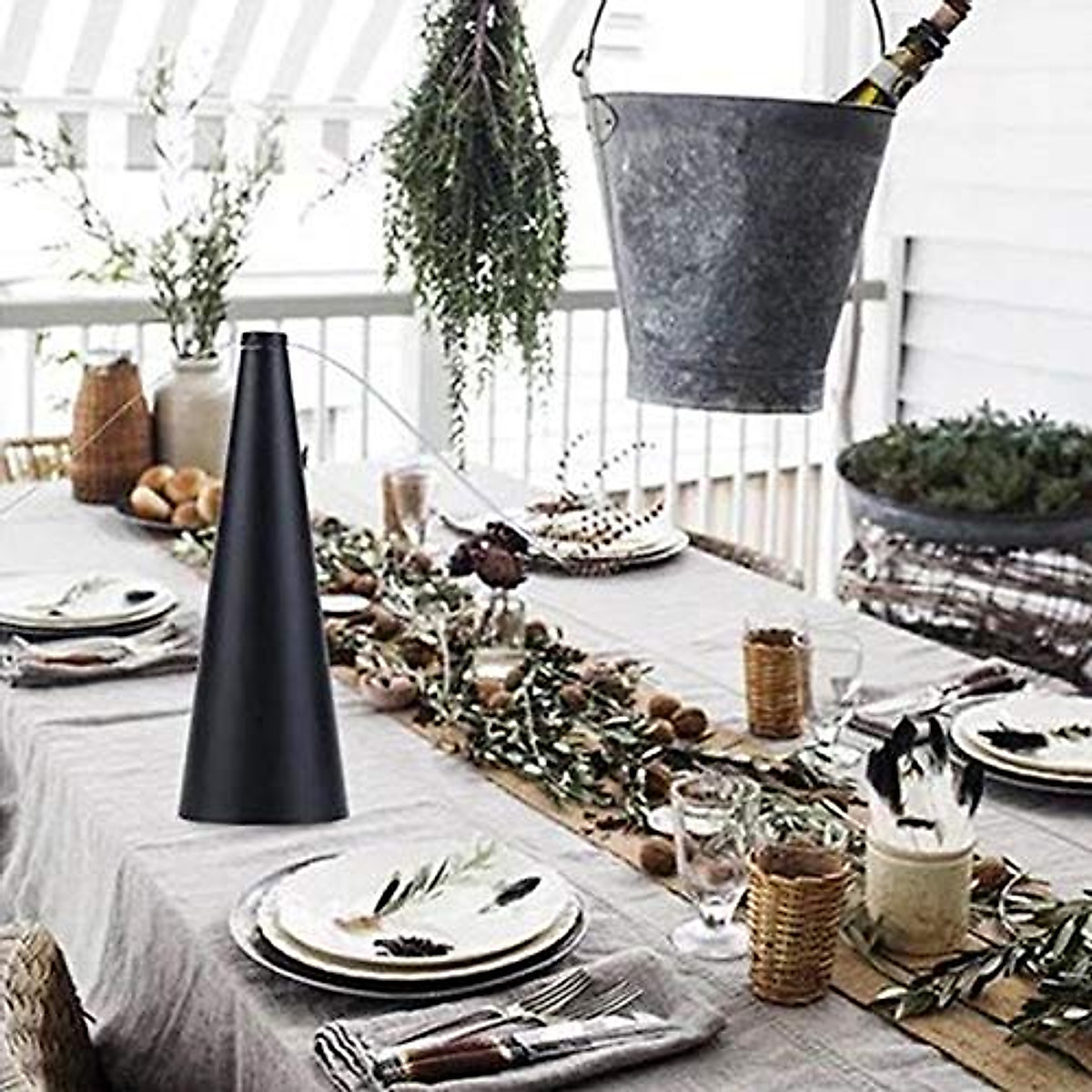 PIAOPIAONIU 2 PCS Fly Fans for Tables Fly Fan for Patio Keep Flies and Bugs Away