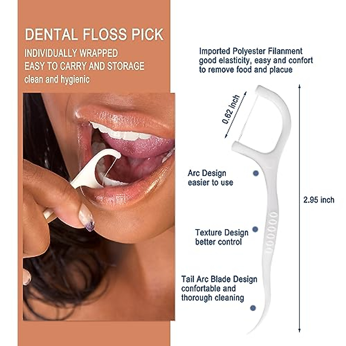 HQSLsund 50pcs Disposable Toothbrushes with Toothpaste Floss Individually Wrapped, 2 Color Disposable Toothbrush, 10g Toothpaste, Dental Floss Pick, Bulk Toothbrush Kit for Homeless,Airbnb,Hotel