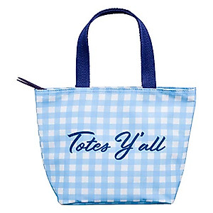 Draper James Insulated Cotton Y'all Reuseable Lunch Tote Bag, One, Multi