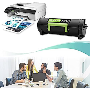 GREENBOX Remanufactured 601H High-Yield Toner Cartridge Replacement for Lexmark 60F1H00 601H for MX310 MX310dn MX410 MX410de MX510 MX511 MX511de MX610 MX611 Printer (10,000 Pages, 1 Pack Black)