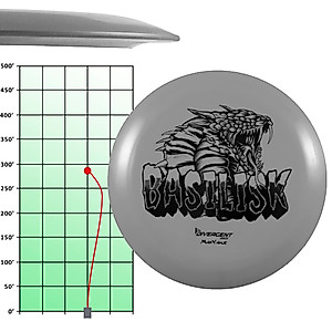 Divergent Discs Basilisk Long Range Disc Golf Driver in MaxValue Plastic (Orange)