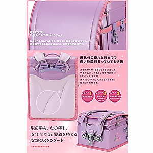 Baobab's wish Ransel Randoseru Japanese schoolbag Backpacks Lightweight & Sturdy Japan With One-touch Switch (pink) (rbsb-012)