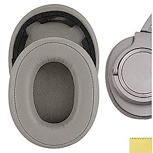 Geekria QuickFit Replacement Ear Pads for Audio-Technica ATH-SR50BT Headphones Headphones Ear Cushions, Headset Earpads, Ear Cups Cover Repair Parts (Gold)