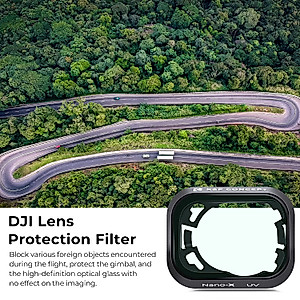K&F Concept Mini 3/Mini 3 Pro MCUV Protection Filter, 28 Multi-Coated UV Filter Compatible with DJI Mini 3/Mini 3 Pro