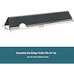 Moriintl 66032/66795 Grill Parts for Weber Genesis II E-310, II GS4, II S-310, II E-330, II E-335, II S-335, II LX S/E-340 Series Flavorizer Bars for Weber Genesis (Porcelain, 66032-Black-5pcs)