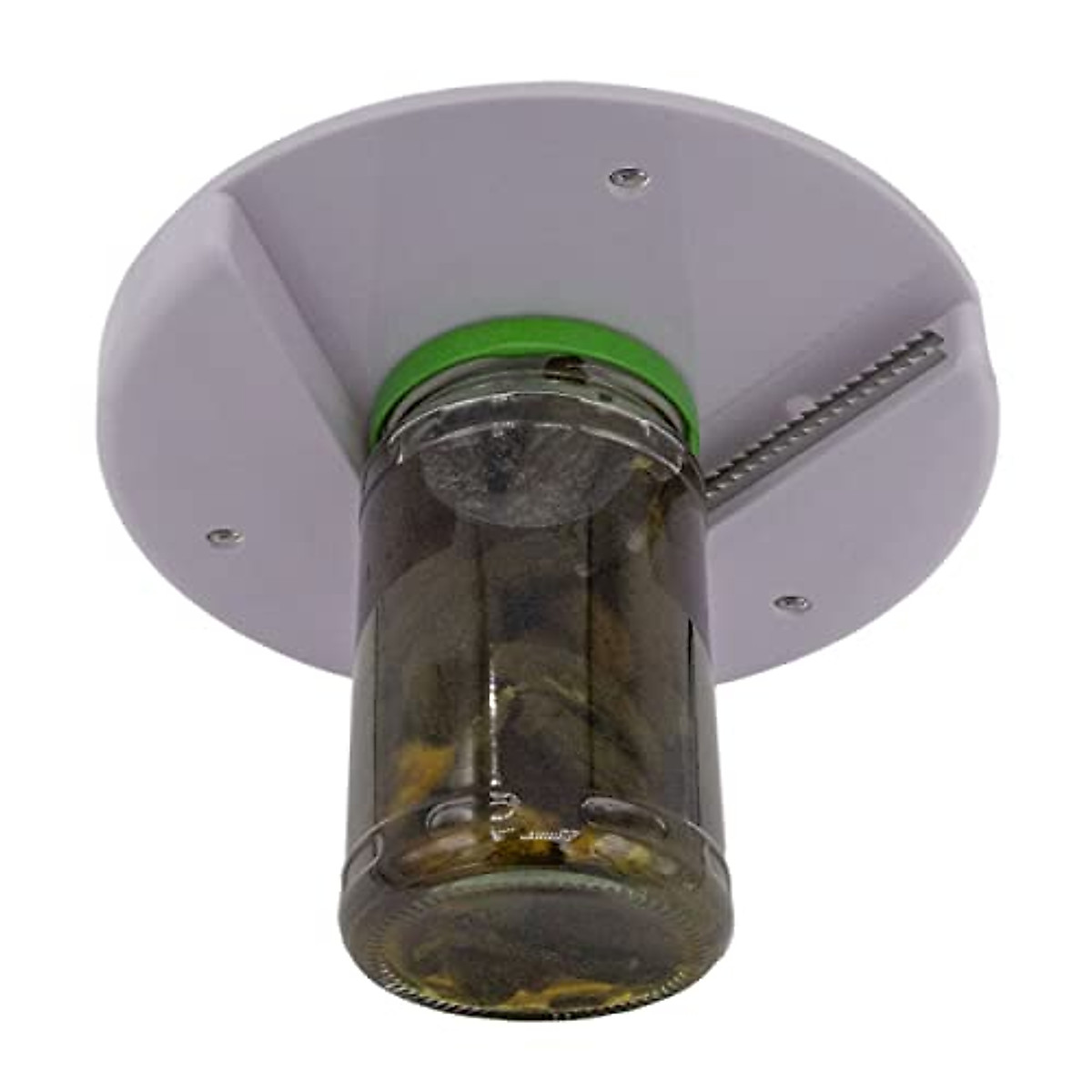 Paradmas Jar Opener for Weak Hands, Under Kitchen Cupboard Jar Lid and Bottle Cap Opener, Easy Under Table Opener and Bottle Opener to Easily Open Any Size Jar