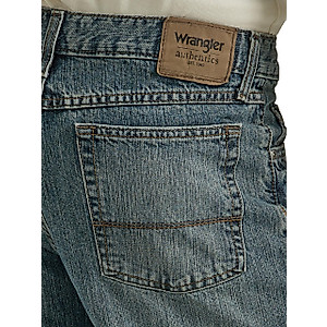 Wrangler Authentics Men's Relaxed Fit Boot Cut Jean, Tinted Mid Shade, 40W x 32L