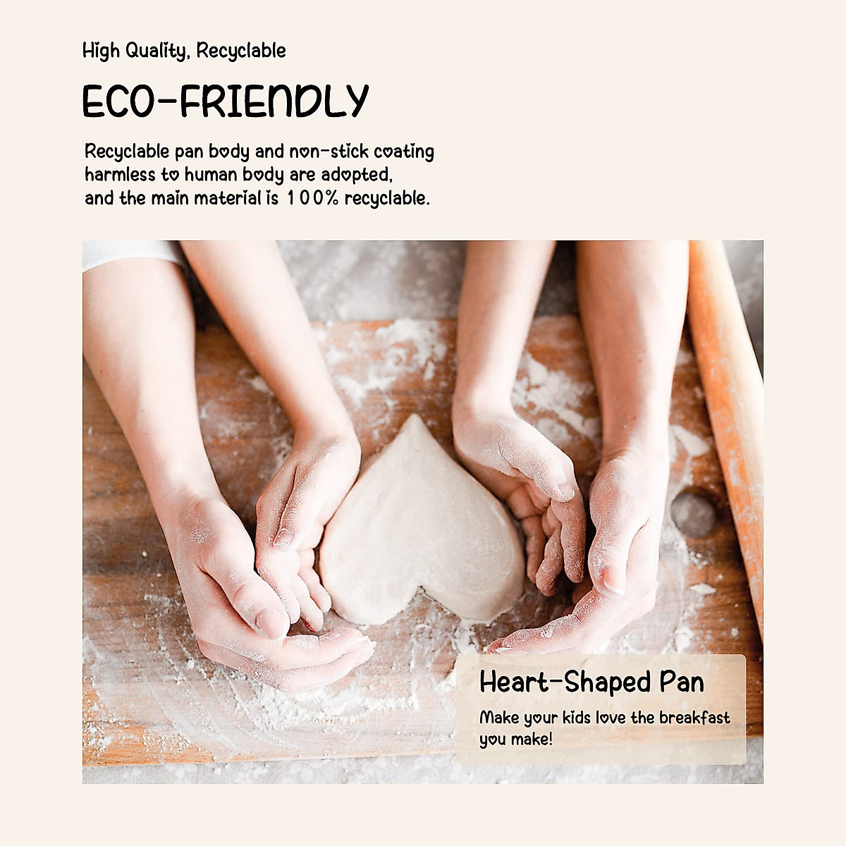 Caannasweis 4-Cup Nonstick Egg Frying Pan, Healthy Granite Omelette Pan Egg Cooker Pan Egg Skillet for Breakfast, Pancake, Plett pan, Crepe Pan