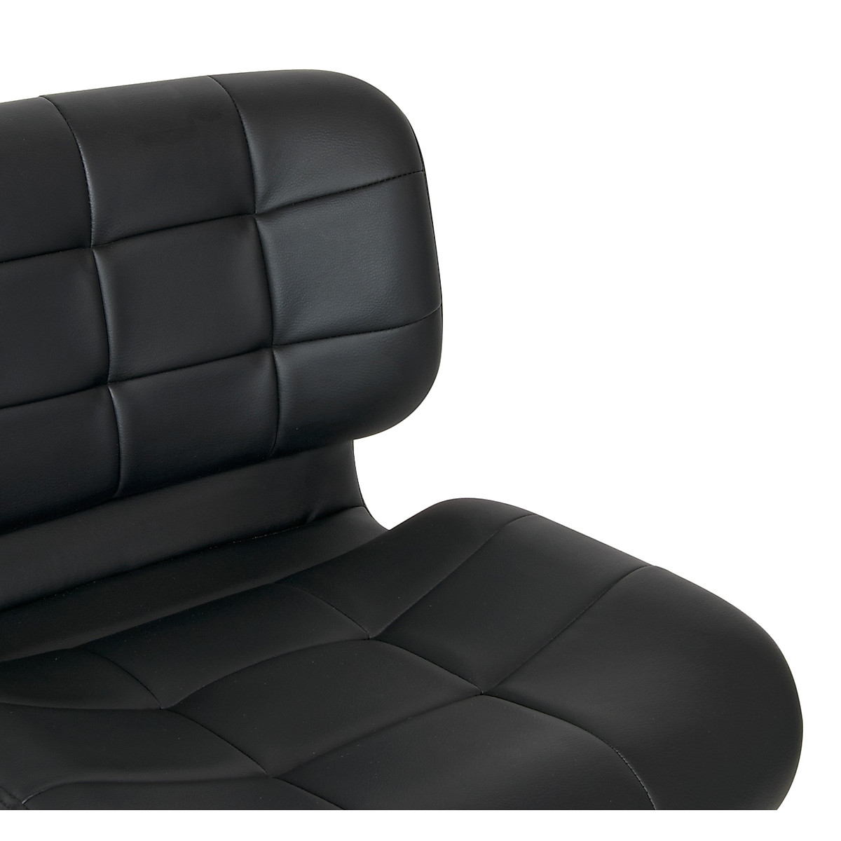 Studio Designs Black Crest Drafting Work Chair with Foot Rest - Adjustable Height - Contoured for Desk or Drafting Table