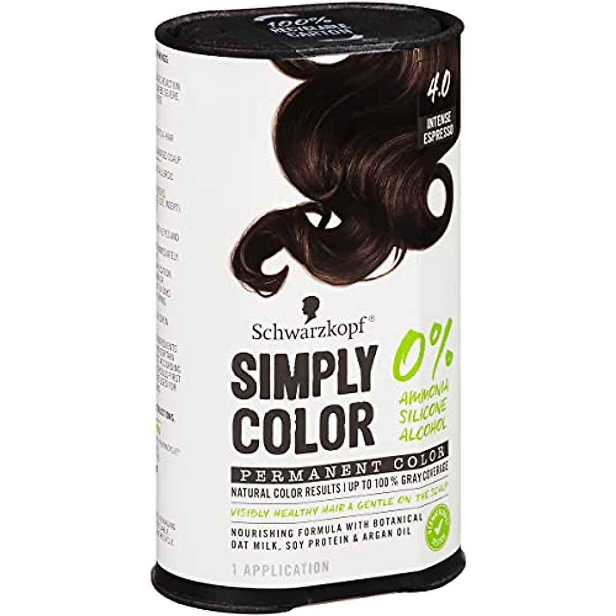 Schwarzkopf Simply Color Permanent Hair Color, 4.0 Intense Espresso