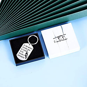 Dad Keychain Fathers Day Gifs for Dad from Daughter Son Wife Birthday Christmas Git for Step Dad New Dad Daddy Valentines Day Family Gif for Men Him Daddy Thanksgiving Superhero Present to Papa