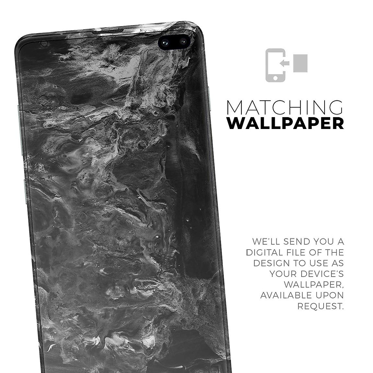 DesignSkinz Liquid Abstract Paint V54 Protective Vinyl Decal Wrap Skin Cover Compatible with The Samsung Galaxy S20 (Screen Trim & Back Glass Skin)