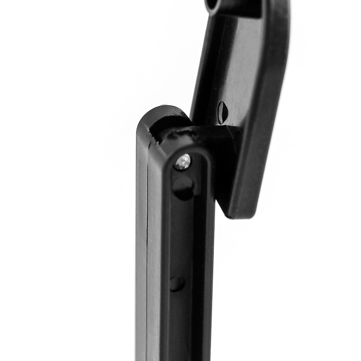 QWORK Paper Memo Holder Receipt Holder, 2 Packs Black Receipt Invoice Spike Stick Bill Fork Memo Note Spike with Safety Cap and Base