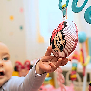 Bright Starts Disney Baby MINNIE MOUSE PeekABoo Activity Jumper with Lights and Melodies, Ages 6 months +