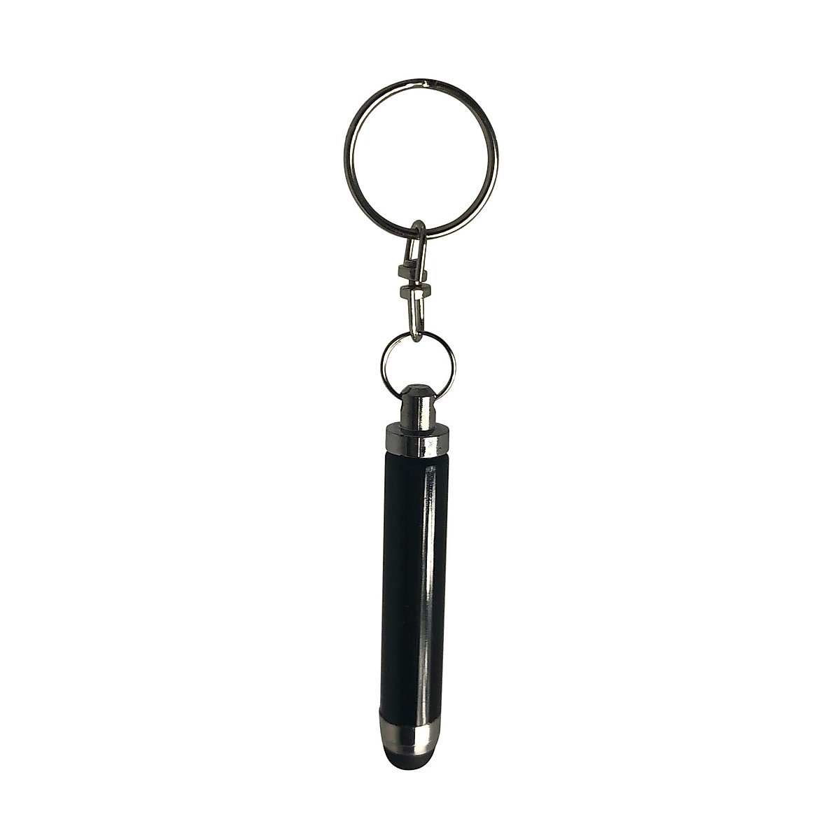BoxWave Stylus Pen for Lockly Secure Plus (Stylus Pen Bullet Capacitive Stylus, Mini Stylus Pen with Keyring Loop for Lockly Secure Plus - Jet Black