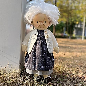 BlissfulPixie Handmade Waldorf Doll- Ella 12", Soft Girl Rag Doll with Cute Stuffed Plush, Ideal First Doll for Babies & Toddlers