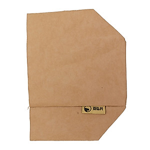 Nachukan Washed Kraft Paper Bags for Food Storage, Waterproof Fruit & Veggie Holding, Reusable Household Produce Bags(S)