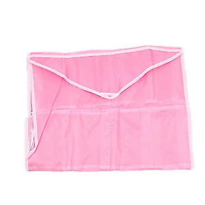 HENGSONG 16 Lots Socks Jewelry Bra Underwear Hanging Storage Pockets Bags Organizer (Pink)