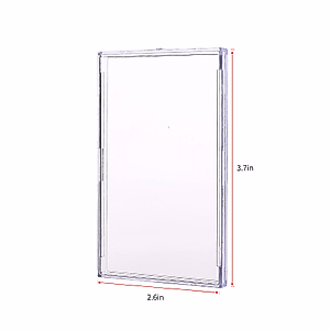DITMOGF 20 Pcs Card Brick Hard Card Sleeves Trading Cards Sleeves Kit Hard Transparent 3.7x2.6x0.19 ZJ-ZHIJIA-020 card sleeve
