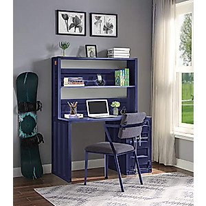 ACME Cargo Desk & Hutch - - Blue