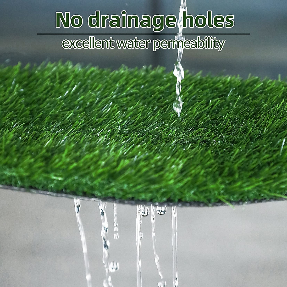 GRASSCLUB Grass Squares 8 Pack 12'' x 12'' Fake Grass Turf Patch for Placemets Centerpieces Table Runner Chicken Nesting Pads DIY Decor