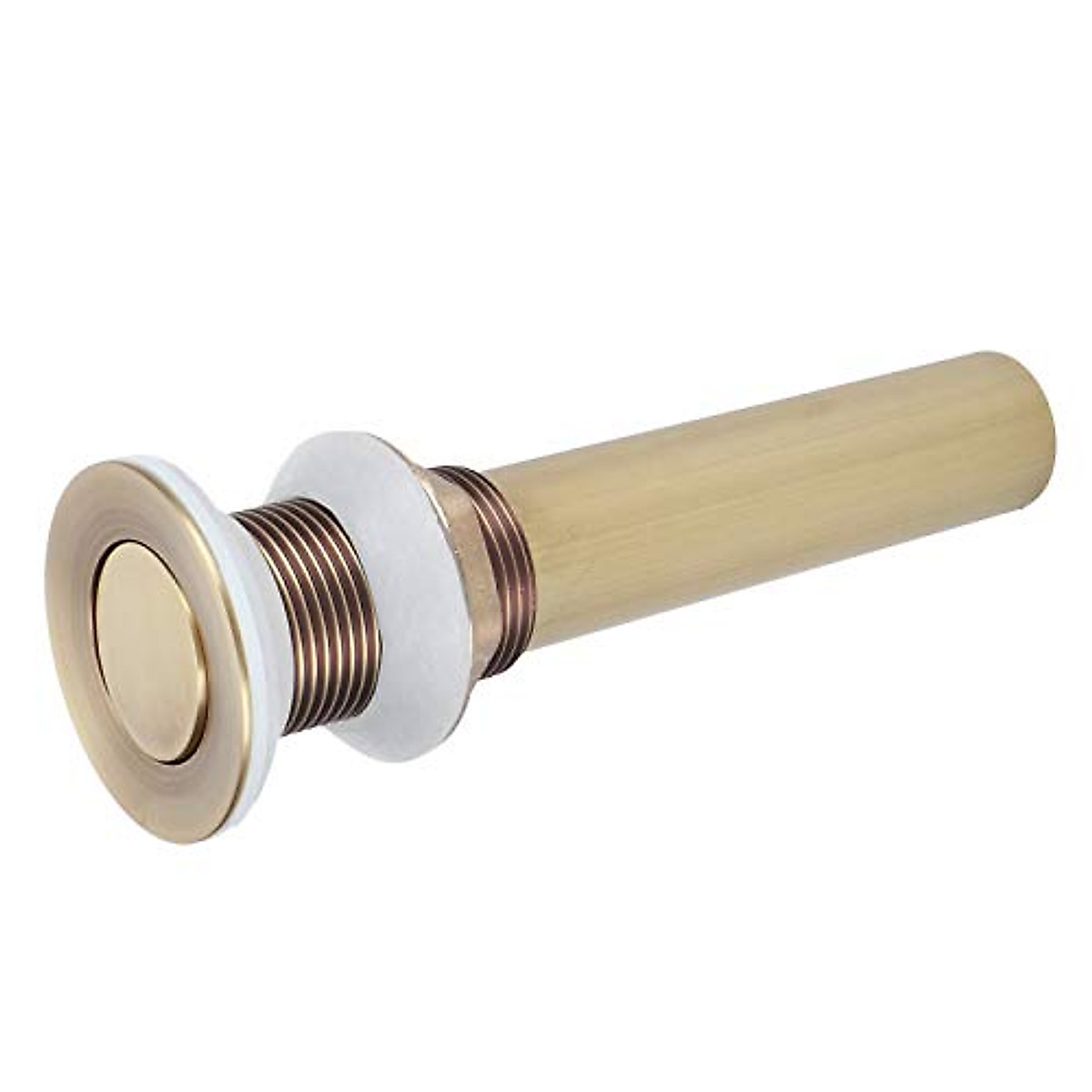 Walfront Antique Flap Hole Sink Drain with NonOverflow Wash Basin Drainer Stopper Accessory for Home Toliet Hotel Bathtub(Without Hole), Launching Accessories