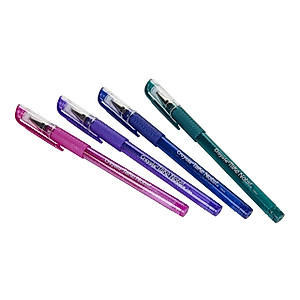 Crayola Iridescent Gel Pens, Office & School Supplies, 1.0Mm Medium Pt., 4Count