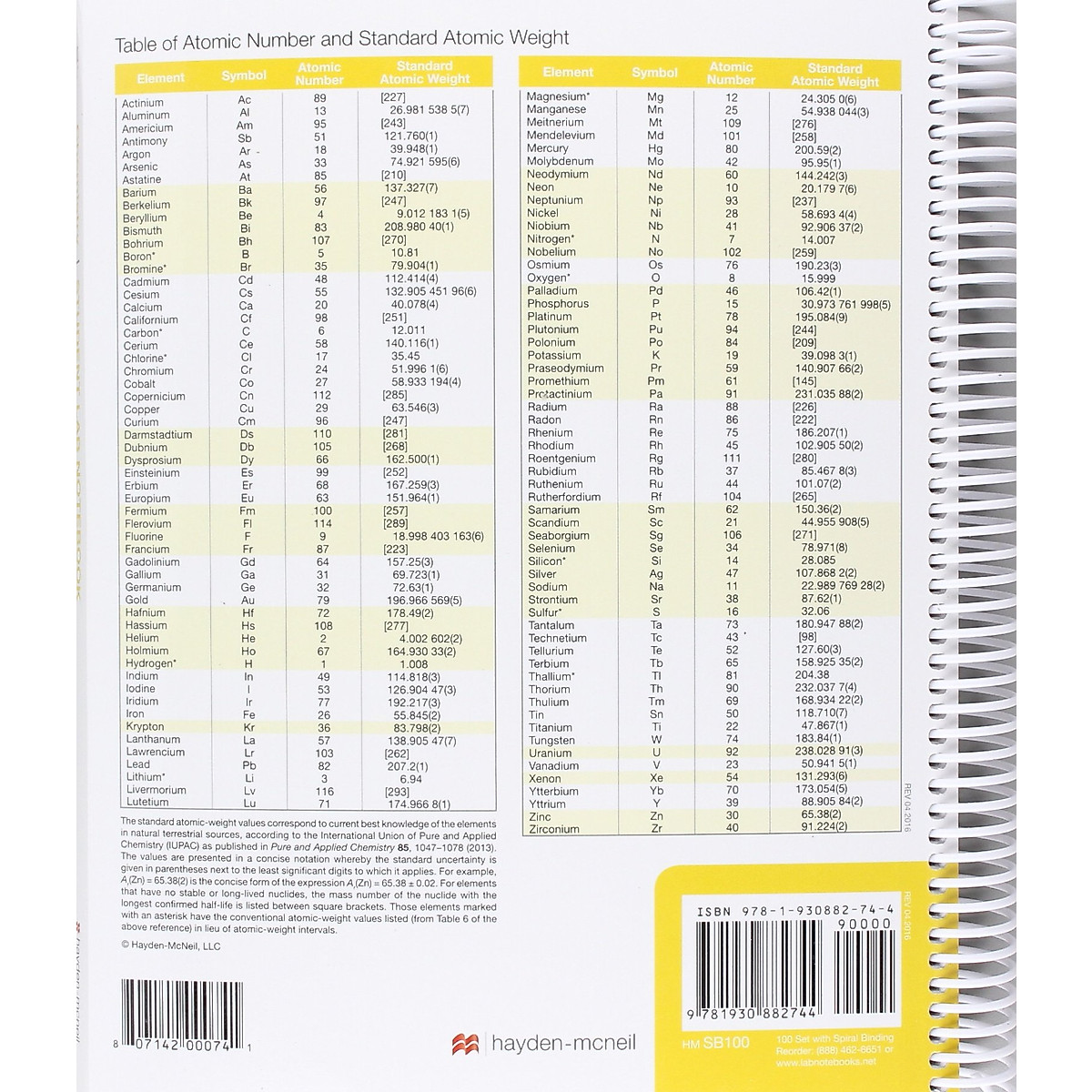 Student Lab Notebook: 100 Spiral Bound duplicate pages(Package may vary)