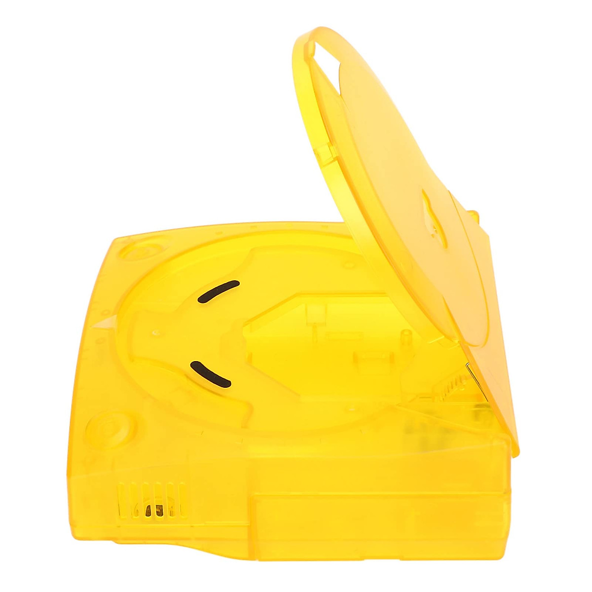 Translucent Plastic Case, Shock Absorbing Plastic Housing Shell Yellow for SEGA Dreamcast DC