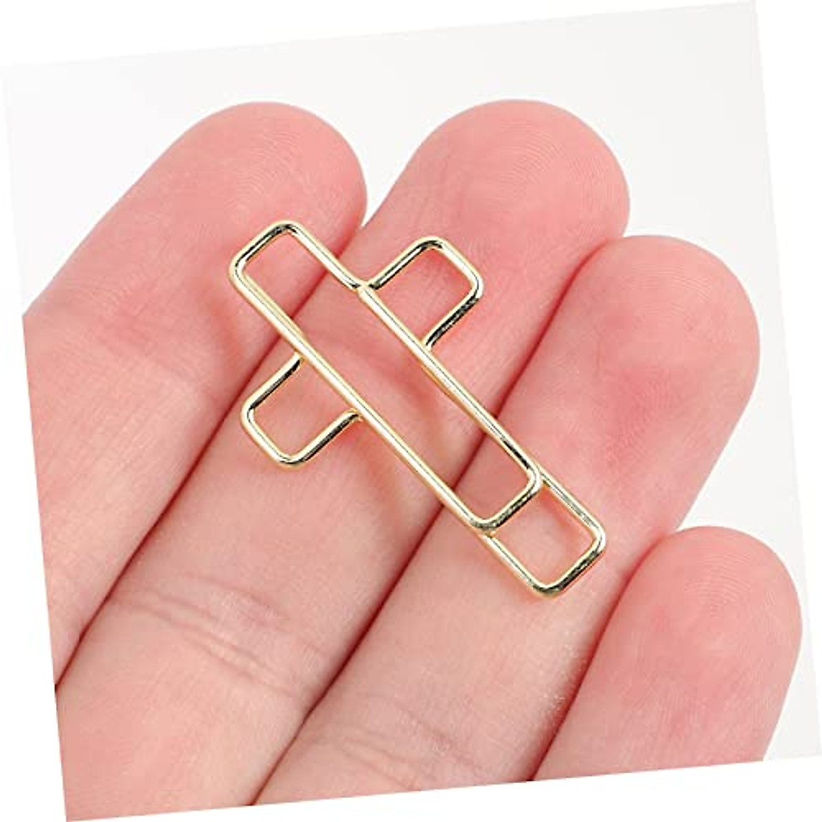 STOBOK 500 pcs Shape Exquisite School Bible Ornaments Organizer Small Metal Paperclips Bookmark Ticket Office Invitation Portable Creative Paper File Party Reading Files Modeling Book