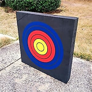 FENJANER Archery Target for Backyard Youth EVA Arrow Target Square Moving Foam Targets for Outdoor Shooting Practice Training Compound Bow and Recurve Bow