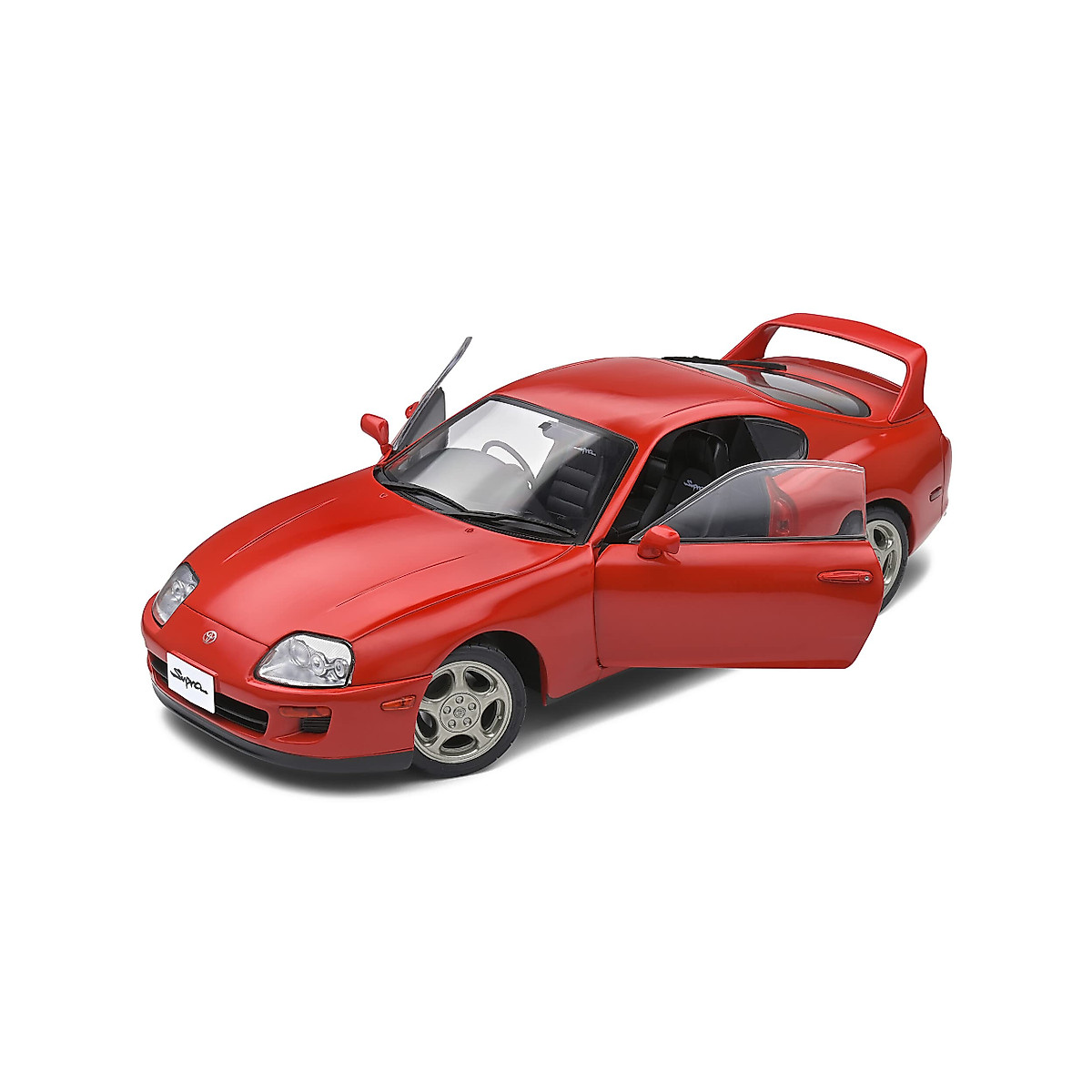 Solido S1807601 1:18 1993 Toyota Supra Mk.4 (A80) -Renaissance Red Collectible Miniature car for unisex-adult