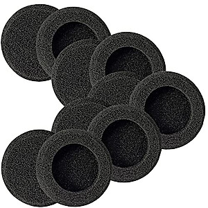 Ear Cushions for Plantronics Headset, Ear Pad Replacement Headphones Earpads Designed for Plantronics Blackwire C320 3210 3220 3320 HW251N HW261N HW510 Jabra Biz 2300 GN2000 PRO 920 9450 (10 Pack)